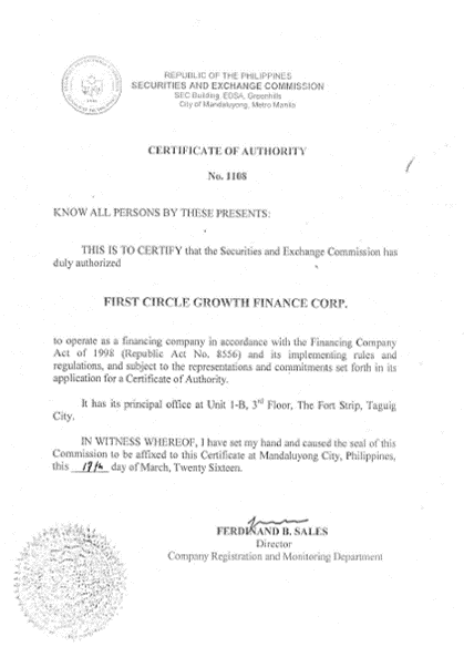 Is First Circle legitimate? (Company Registration) – First Circle